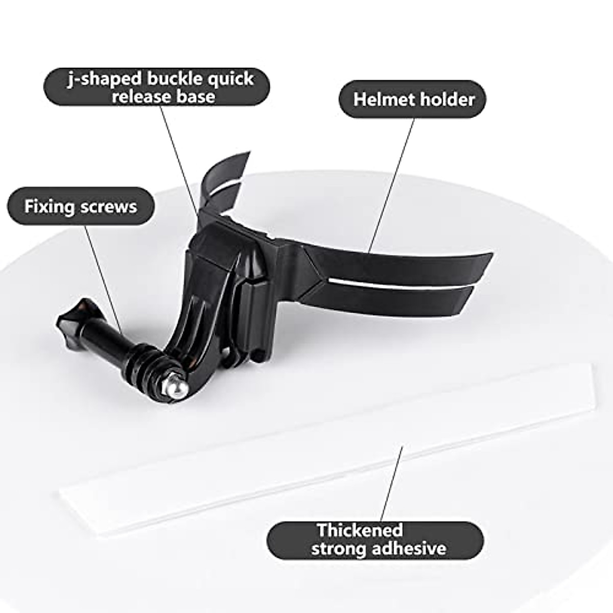 Helmet Chin Mount Motorcycle Helmet Strap Bracket Sports Camera Riding Fixing Accessory for 9/8/7/6/5 Helmet Chin Mount Action Camera Accessories