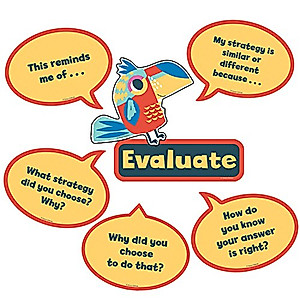 Math Talk Mini Bulletin Board Set