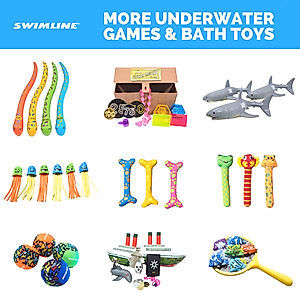 SWIMLINE Titanic Themed Dive Toy Sinking Ship Hidden Treasure Combo Pack Catch And Retrieval Cruise Ship Game For Swimming Pool & Bath Tub For Kids Multi Color Rings Underwater Dive Practice Education
