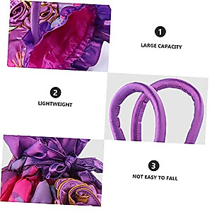 SHERCHPRY 1pc Handbag Bucket Bags for Women Lug Bags for Women Evening Handbad for Women Evening Bag for Women Evening Handbag Cloth Purple Tote Bag Miss Flower Shape Evening Clutch Bag