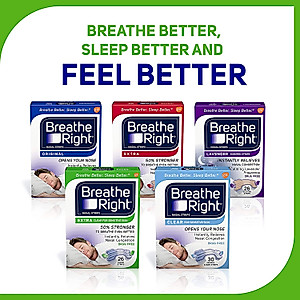 Breath Rite Extra Clear for Sensitive Skin 26 Count (2 Pack)