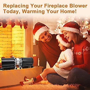 Adviace Fireplace Blower Fan Kit for Regency Wood & Gas Stove, 910-157/P Blower Kit for Regency Fireplace Inserts, Osburn, Nordica, Valley Comfort, Pacific, Rotom R7-RB167 846-515 Blower Replacement