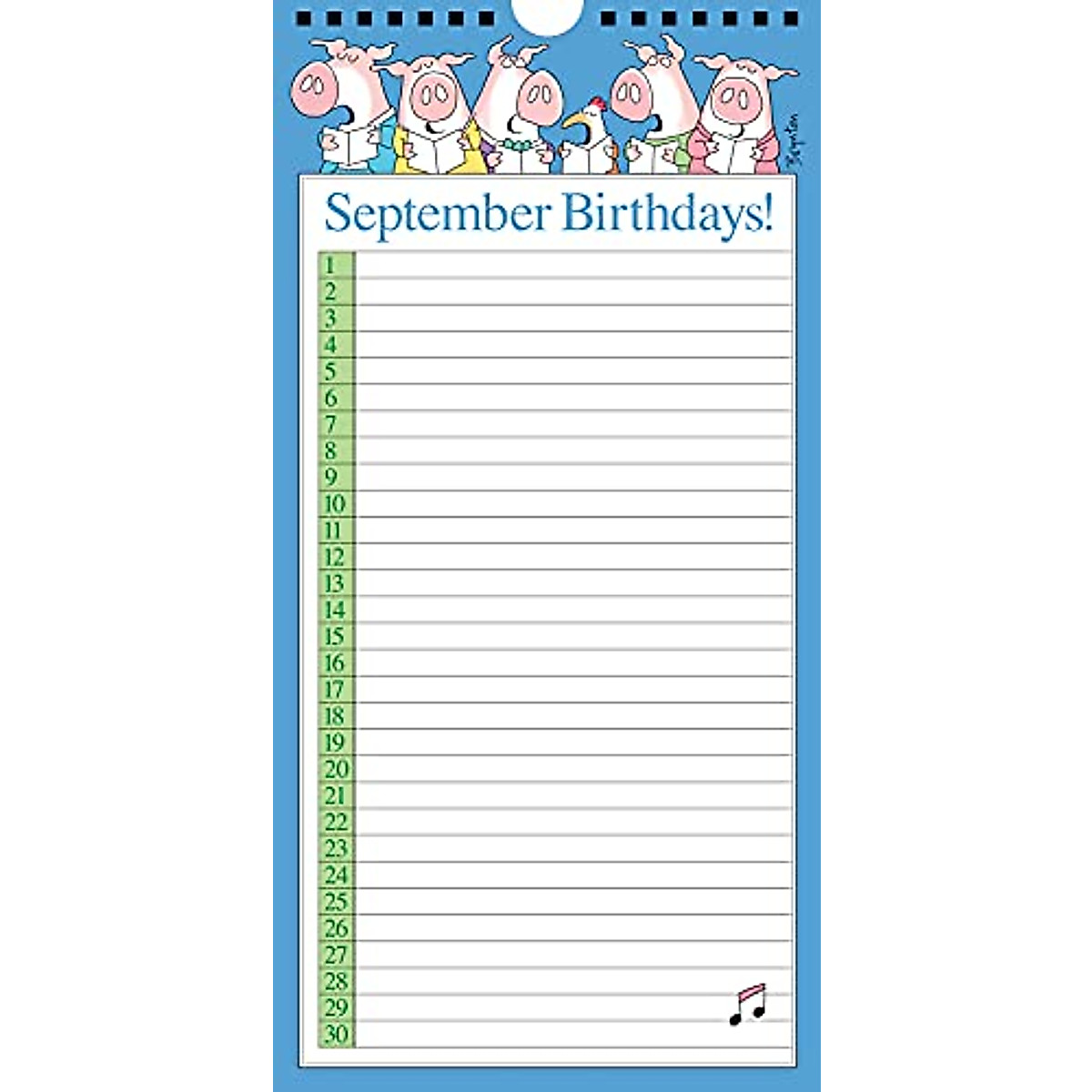 Mom's Birthday Calendar (revised edition)