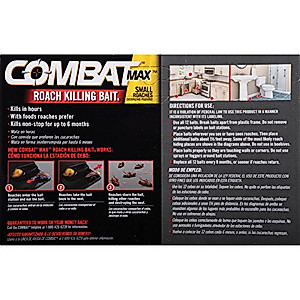 Combat Source Kill Max R1 Roach Bait, 12 Count
