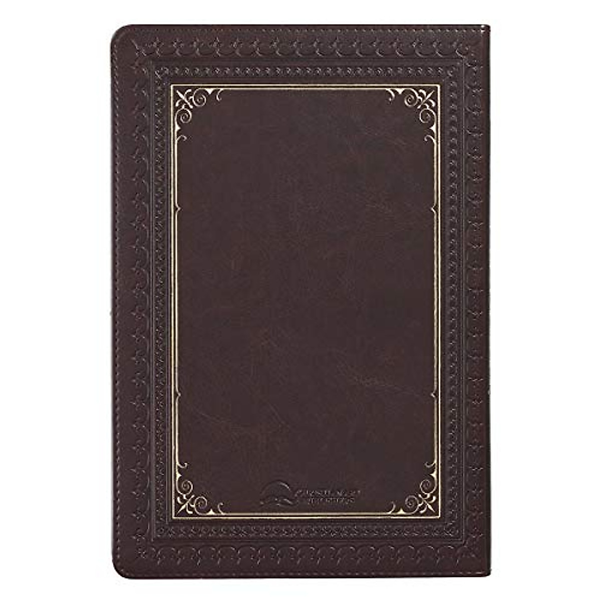 Personalized Bible with Custom Text KJV Thinline Large Print Bible Dark Brown LuxLeather Indexed King James Version Custom Made Gift for Baptism Christenings Birthdays Celebrations