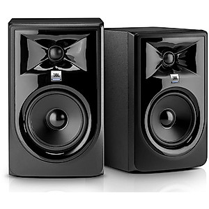 JBL 308P MKII Powered 8-Inch Monitor Bundle (Pair) (2 Items)