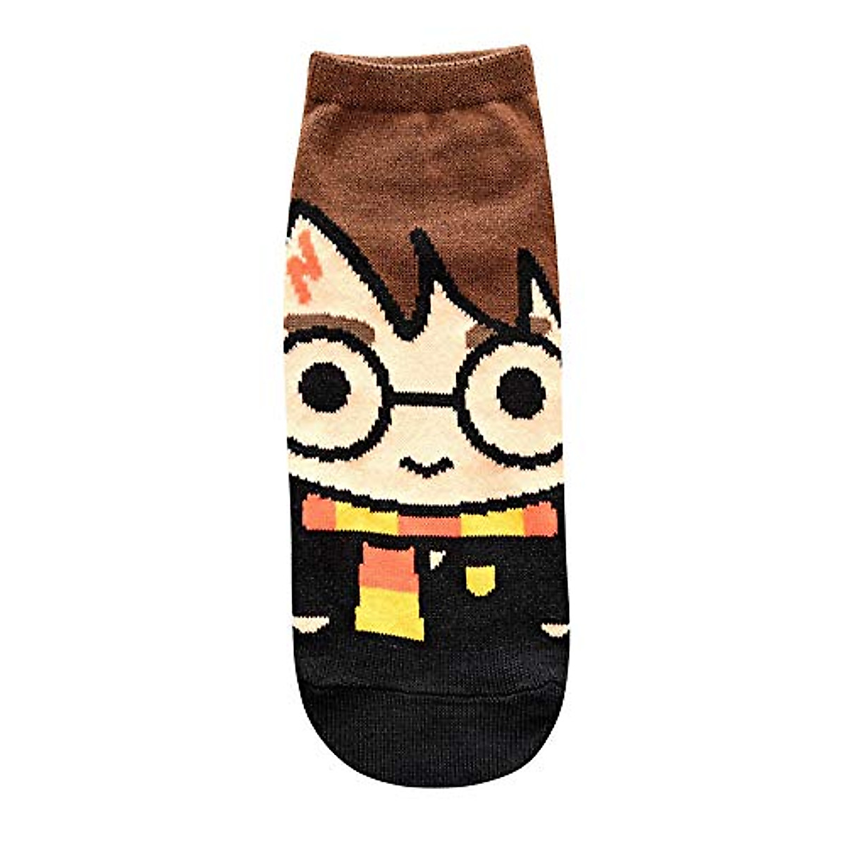 Harry Potter Cute Chibi Character Art Juniors/Womens 5 Pack Ankle Socks