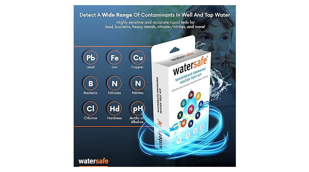 Watersafe Water Testing Kit - Accurate, Easy & Reliable