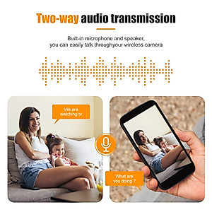 EVERSECU Tuya Smart Security Camera with E26/E27 Connector 1080P Wireless WiFi CCTV PTZ Camera 2-Way Audio/Motion Detection/Auto Tracking/Night Vision(2pcs)
