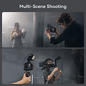 SmallRig MagicFIZ Wireless Follow Focus Handgrip Kit, Lens Focus Control with Receiver Motor, Handgrip, Electronic Controller Module and Accessories for DSLR, Mirrorless Cine-Style Lenses - 3782