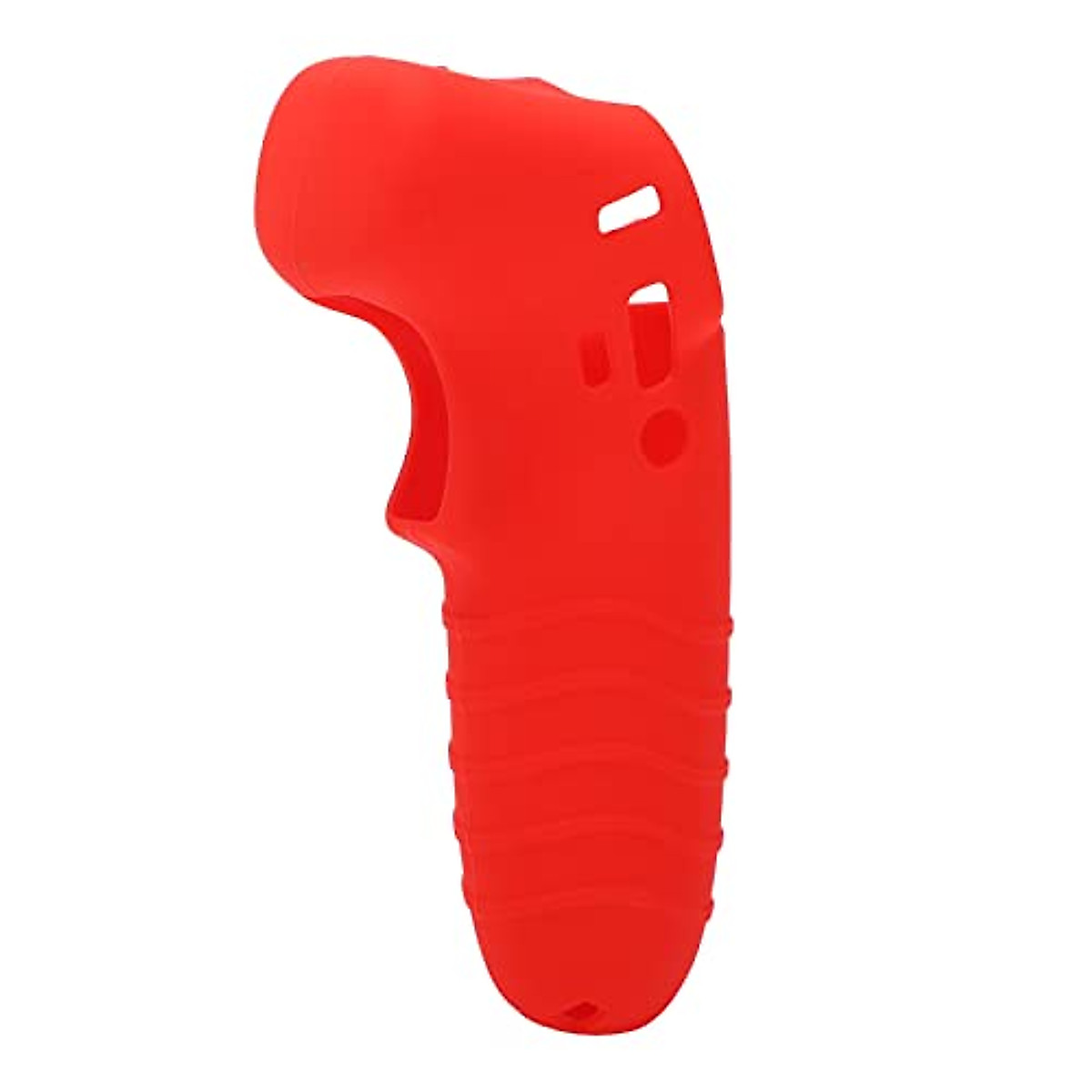 AYNEFY Drone Controller Rocker Sleeve, Space Saving Soft Reasonable Hole Reservation Lightweight Drop Resistant Drone Rocker Silicone Protector with Lanyard for FPV (Red)
