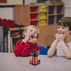 Induction Heater 3 pcs Practical Lab Home Demonstration for Physics Cylindrical Teaching Auxiliary Magnet with Coil Induction Useful Cylinder Portable Copper Premium Experiment T Post