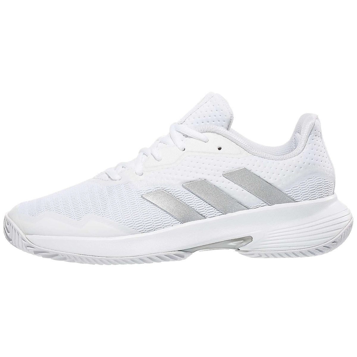 adidas Court Jam Control Footwear White/Silver Metallic/Grey One 9.5 B (M)
