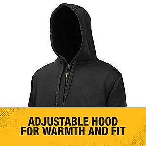 DEWALT DCHJ067B-L 20V/12V MAX Bare Hooded Heated Jacket, Black, Large