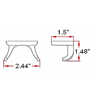 Design House Millbridge Double Robe Hook, Satin Nickel #539197