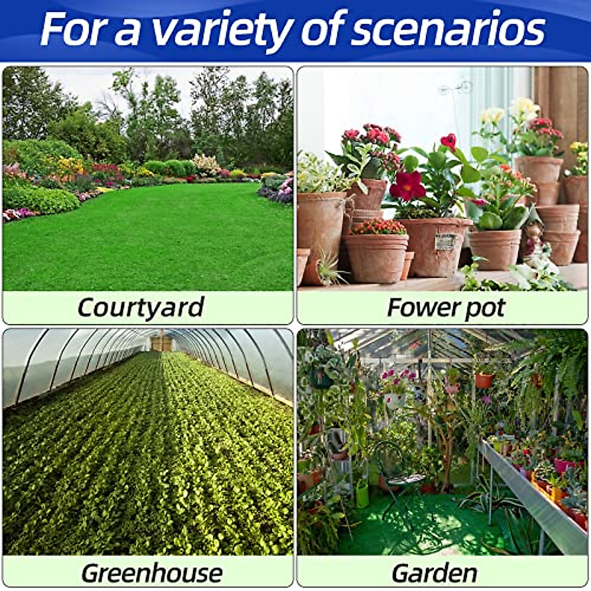 WISSXNA 300PCS Barbed Connectors Drip Irrigation Fittings Kit,Irrigation Connector for 1/4'' Tubing Garden Lawn Irrigation(Single barbs,End Plug,Barbs, Elbows Fittings,4-Way Connector,Tees,Coupling)