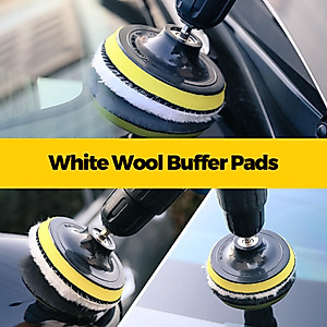 Holikme 30 Piece Drill Brush Attachments Set,Scrub Pads & Sponge, Power Scrubber Brush with Extend Long Attachment All Purpose Clean for Grout, Tiles, Sinks, Bathtub, Bathroom, Kitchen