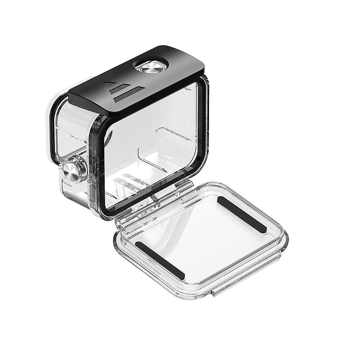 QKOO for GoPro Hero 12/11/10/9 Black 50m Underwater Waterproof Case Diving Protective Cover Housing Mount for GoPro 9 10 11 12 Black Accessories