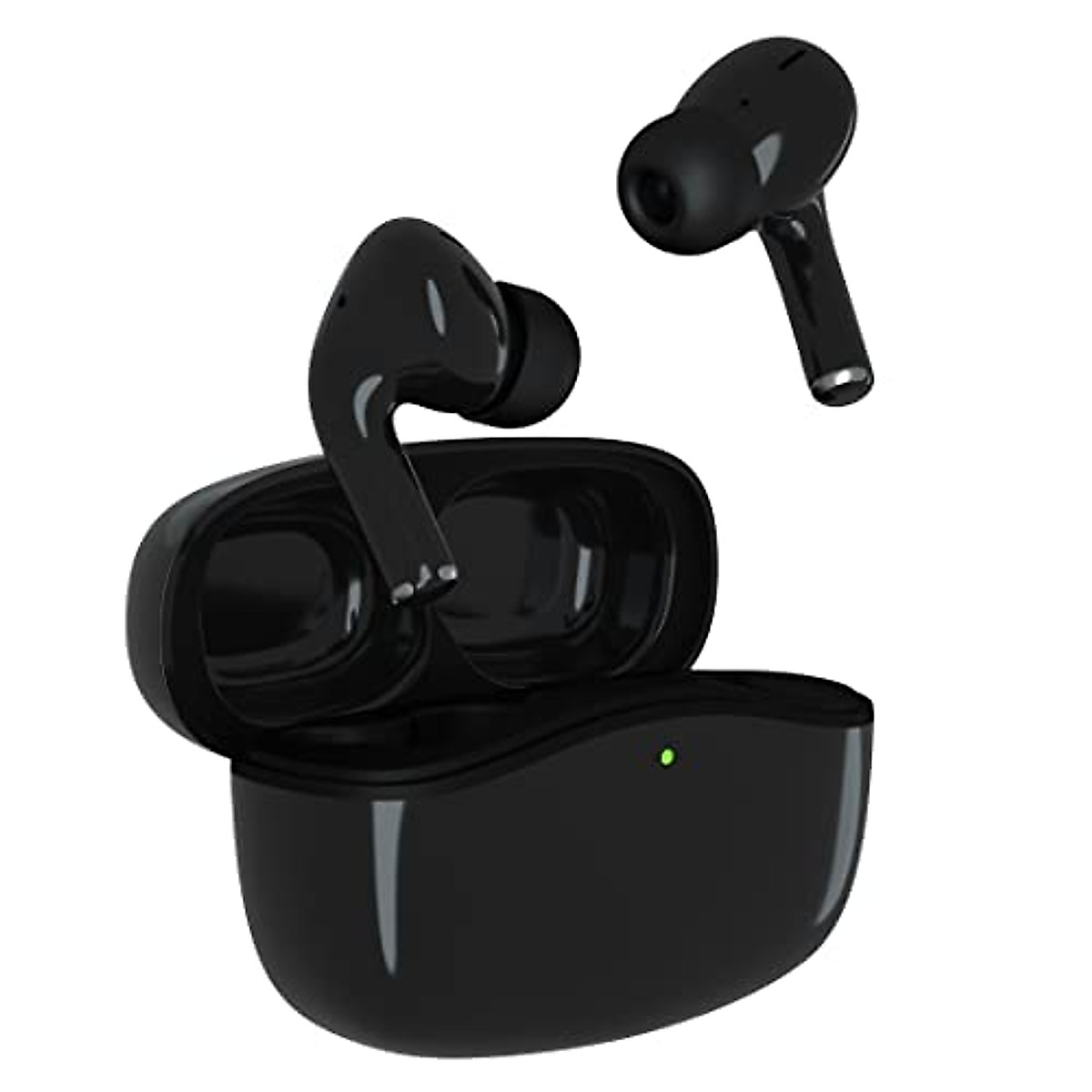 H&P True Wireless Earbuds Noise Isolating High Precision Natural Sound Earphones Full Metal Premium in-Ear Monitor/High Definition Sound, High Precision Clear and Transparent Sound Earphones (Black)