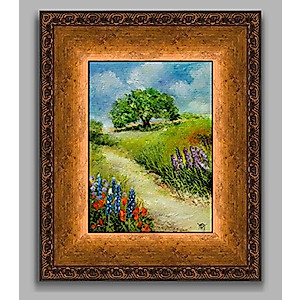 (SOLD) By the Lone Oak - landscape by internationally renown painter Yary Dluhos.