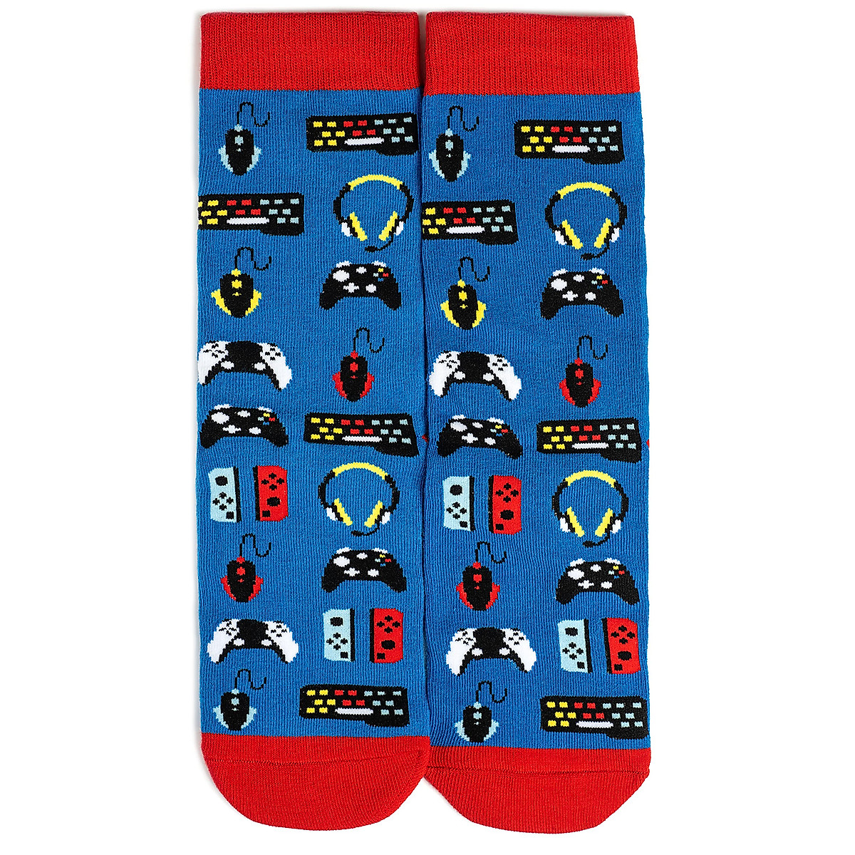 Lavley - Nerd Socks - Funny Gifts for Book Lovers, Music Lovers, Men and Women (US, Alpha, One Size, Regular, Regular, DND Gaming)