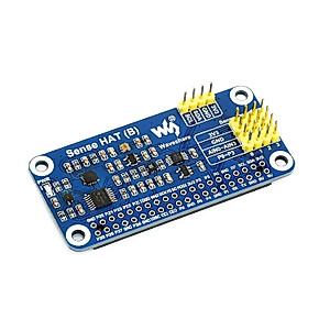 Waveshare Sense HAT (B) for Raspberry Pi Onboard Multi Powerful Sensors Supports External Sensors