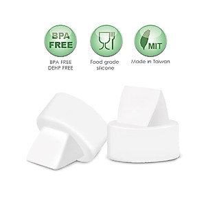 Maymom Duckbill Valve & Silicone Diaphragm Compatible with Momcozy S9/S10/S12, FEISIKE Cup 2011 Version, TSRETE Wearable Breast Pump; Replacement Pump Parts for Wearable Pumps, 2pc