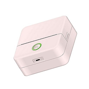 YDuupxe Mini Thermal Printer with BT 4.0 200 DPI Portable Pocket Printer for Photos Labels Notes and Studying Work Home Use Travel (Pink)