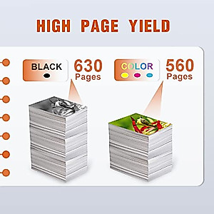 PG 240 240XL 241XL Combo Pack Remanufactured Ink Cartridge Replacement for Canon Pixma MG3620 TS5120 MG2120 MG3520 MX452 MX512 MX532 MX472 Printer (1×240XL Black, 1×241XL Color, 2 Pack)