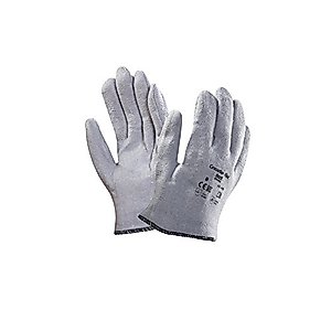 Ansell Crusader 42-445 Gray 9 Nitrile Heat-Resistant Glove - 10 in Length - 209321 [PRICE is per DOZEN]
