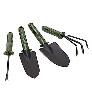 Garden Shovel Set Kit Mini Tools Small Gardening Tools, 4pcs Home Indoor Flower Bonsai(Four-Piece Set)