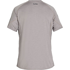 NRS Men's Silkweight Short Sleeve Shirt-Sharkskin-XL