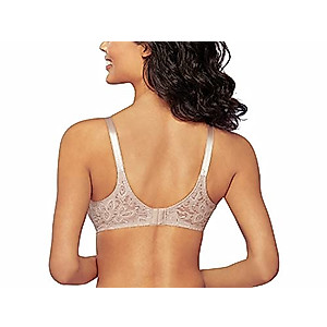 Bali Women's Lace and Smooth Underwire Bra, Rosewood, 36C