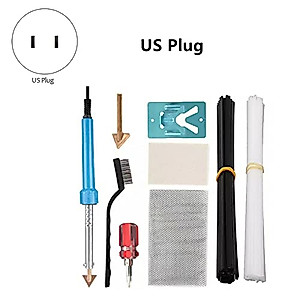 Shapea Plastic Welder Kit 80W Car Welding Repair Kit for Bumper Repair Solder Rework Station Heat Repair Plug