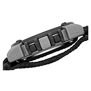 Armitron Sport Men's 406623 Chronograph Round Gray and Black Nylon Strap Digital Watch