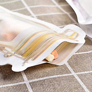 Mason Bag Jar Zipper Bags Food Storage Snack Sandwich Ziplock Bags Reusable Airtight Seal Food Storage Bags Leakproof Food Saver Bags (12 x Small)