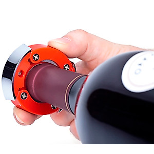 Ozeri Nouveaux II Electric Wine Opener with Foil Cutter, Wine Pourer and Stopper