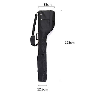 Ochine Golf Club Bag Sunday Golf Bag Golf Travel Bag Foldable Zippered Carry Bag Lightweight Waterproof Golf Sunday Pencil Bag Driving Range Mini Practice Golf Bag Travel Case for Men Women