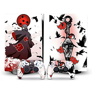 Skins for PS5 Digital Edition Skin Anime Console and Controller Sticker Wrap Vinyl Cover Compatible with PlayStation 5 Digital Edition