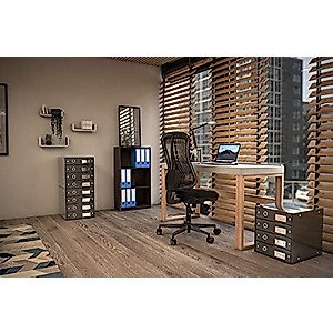 Leitz Click & Store Storage Box, 4 Drawer, Collapsible, Stackable, Patented Design, Bin, Cabinet, Desk Organizer, Black (60490095)