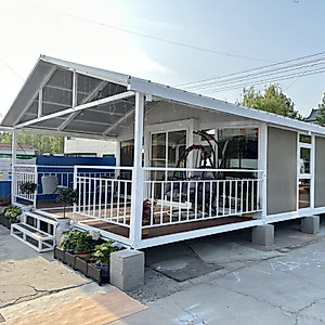 Two Storey 1 Bedroom 2 Bath Mobile Tiny Living Expandable House Collapsible Tiny Homes Retractable Container Houses