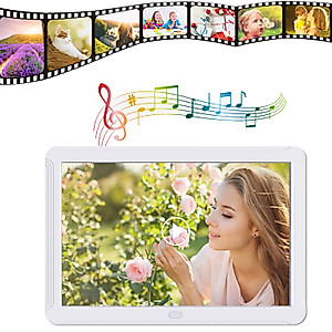 Atatat 10.1 Inch WiFi Digital Picture Frame with 32 GB Storage, Auto Rotate, IPS Touch Screen, Instant Share Photos and Videos Via App, Email, Support SD Card or USB Drive