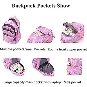 Diamond,Geometric 3Pcs Kids Rolling Backpack Set Wheeled Elementary School Bag Trolley Bookbag for Boys