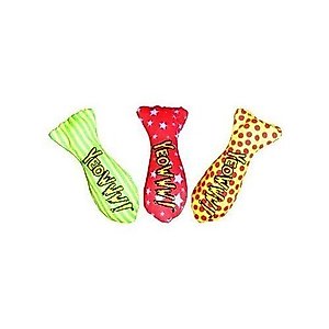 Yeowww! 100% Organic Catnip Stinkies Sardines, Variety Pack of 12 Total