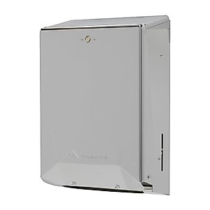 Georgia Pacific 56620 Combination C-Fold / Multifold Paper Towel Dispenser, Stainless Steel