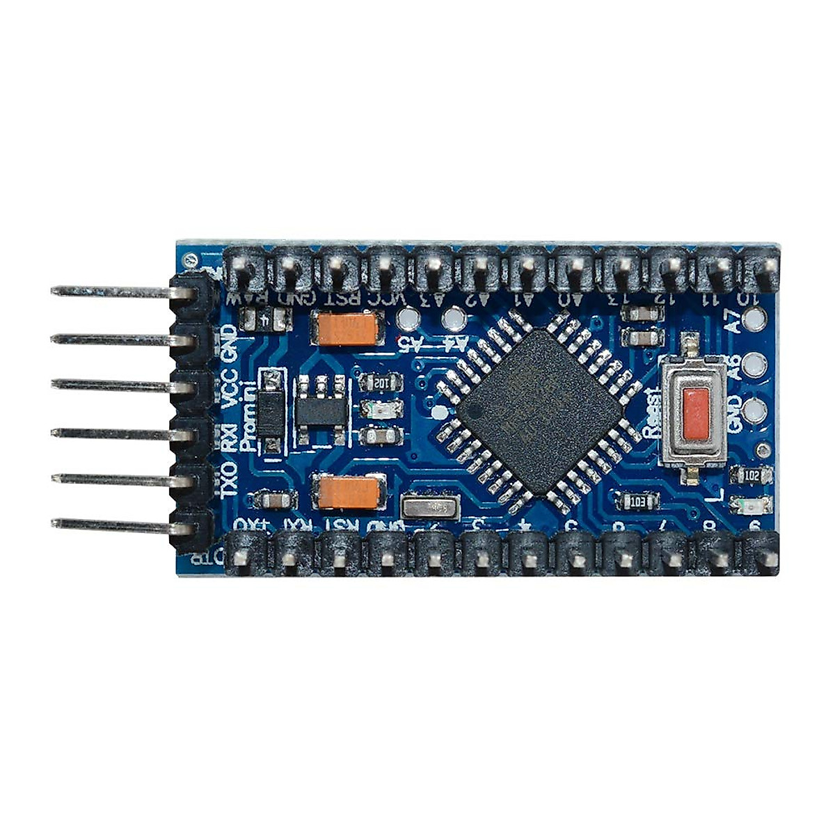 diymore 5pcs Pro Mini ATmega328P 3.3V 8M Module Board with Crystal Oscillator Pins Replace ATmega128