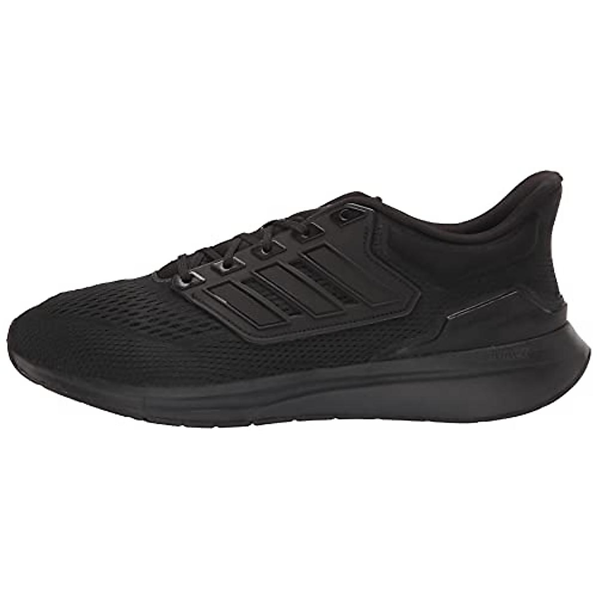 adidas Men's EQ21 Trail Running Shoe, Black/Black/Black, 12