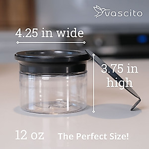 Vascito Shelf Organizer, Adhesive Mount Under Shelf Containers for Organizing Laundry Pods, Scent Beads Container, Storage Solutions for Small Spaces Quick One Handed Access (Designer White, 1 Pack)