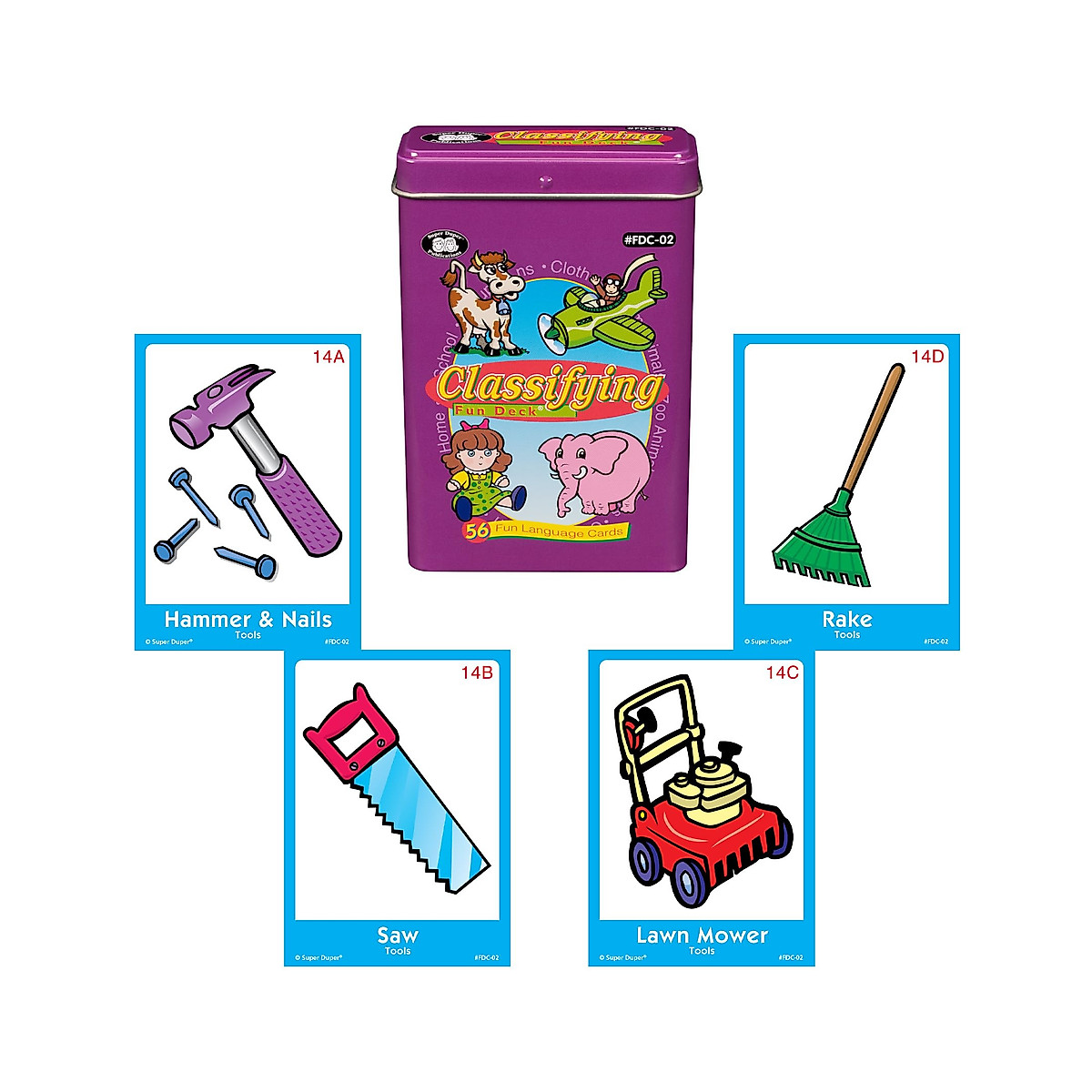 Super Duper Publications | Classifying Fun Deck Flash Cards | Educational Learning Resource for Children
