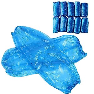 Disposable Arm Sleeves Covers, PeSandy 100pcs Waterproof PE Oversleeves Covers